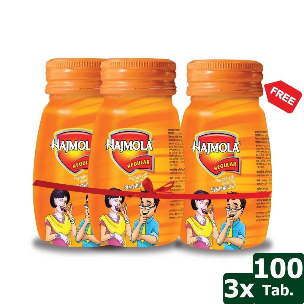 Dabur Hajmola Borhani 100 Tab. Bottle - Zang Mart Ltd